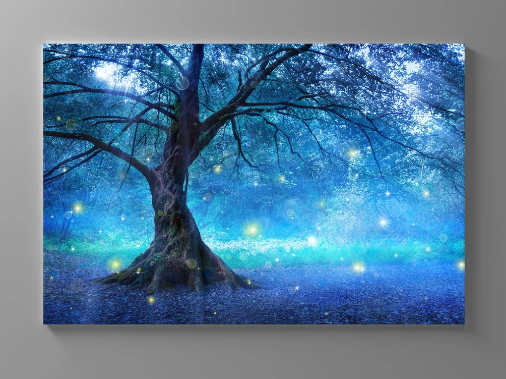 Obraz strom v magickém lese Rozměr: 90 x 60 cm