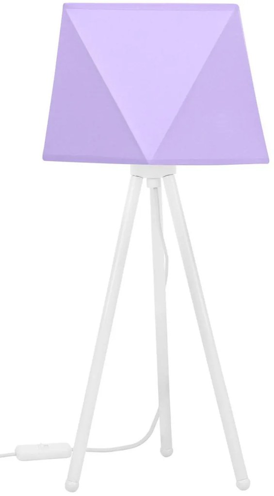 Stolní lampa Diamond, 1x textilní stínítko (výběr z 10 barev), (výběr ze 3 barev konstrukce)