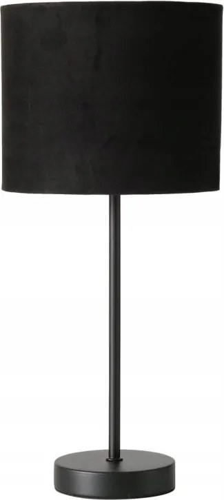 Stolní lampa s látkovým stínidlem, Nero, 40 cm