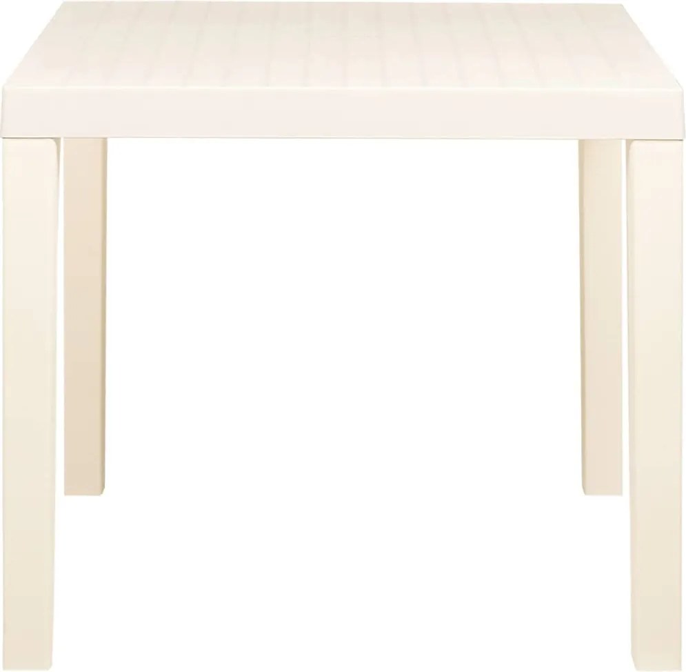 Zahradní stůl bílý 79 x 65 x 72 cm plast 315842