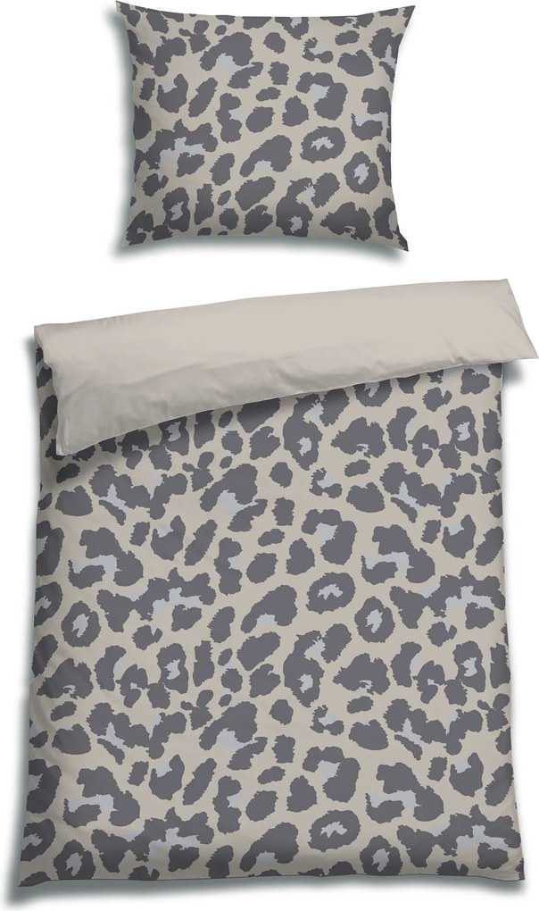 Florella Povlečení Renforcé Beluni Benny Beige Rozměr: 70x90 + 140x200 cm