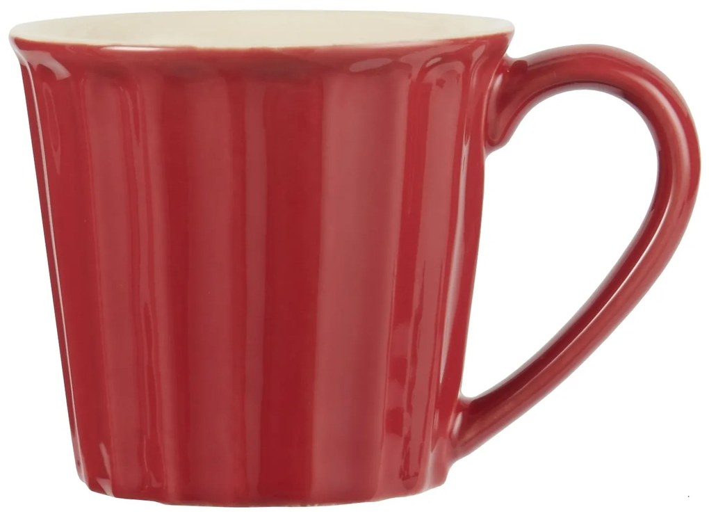 IB LAURSEN Hrneček Mynte Strawberry, červená barva, keramika 250 ml