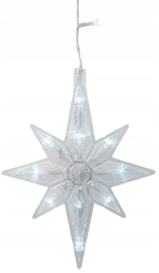 Vánoční světelný LED řetěz Girlanda 275 cm studená bílá