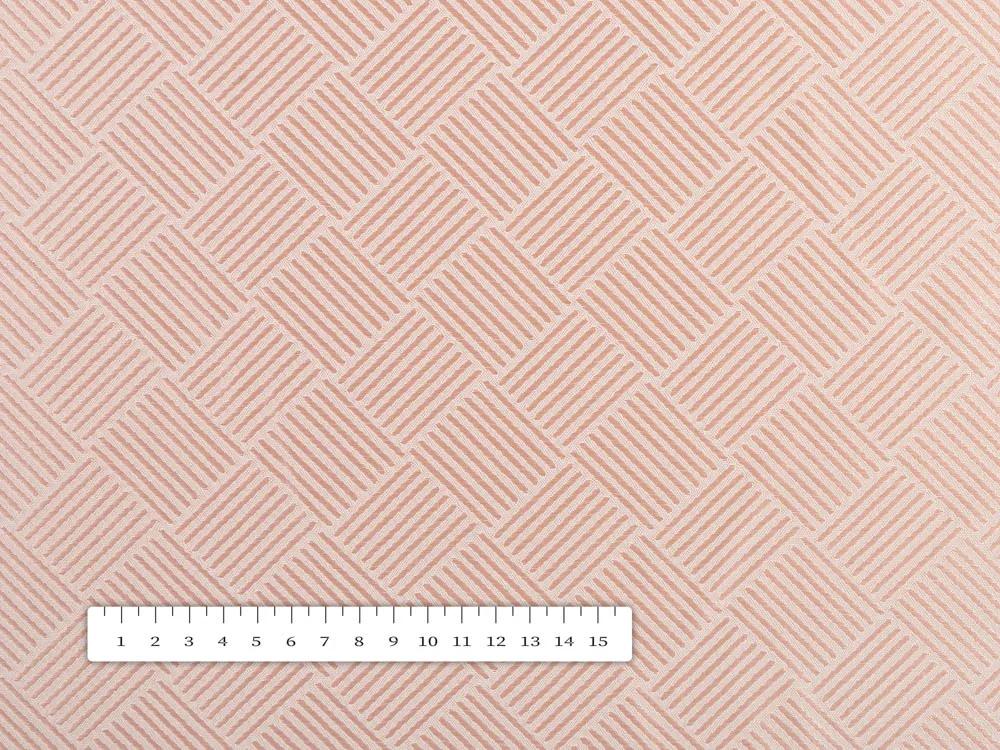 Biante Teflonový čtvercový ubrus Milano TF-048 - světle růžový 100x100 cm