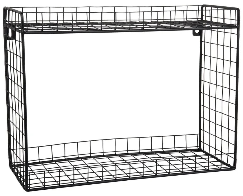 Černá patrová ocelová police 40 cm Reja – PT LIVING