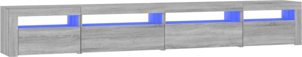 TV skříňka s LED osvětlením šedá sonoma 270 x 35 x 40 cm 3152752