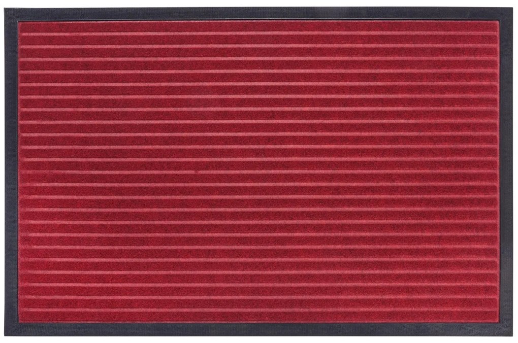 Hanse Home Collection koberce Rohožka Mix Mats Striped 105649 Red Rozměry koberců: 60x90