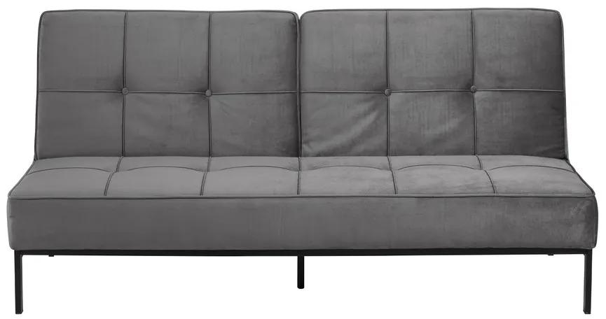 Designová rozkládací sedačka Amadeo 198 cm tmavě šedá