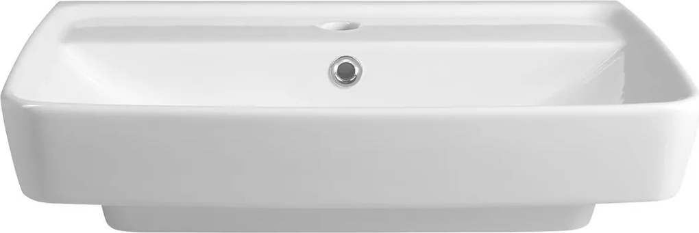 Aqualine Aqualine, DURU keramické umyvadlo 60x40 cm, bílá, TU0351