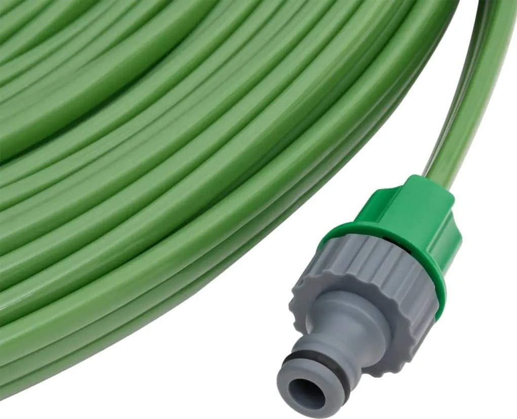 vidaXL Zavlažovací hadice se 3 trubkami zelená 15 m PVC [154361]