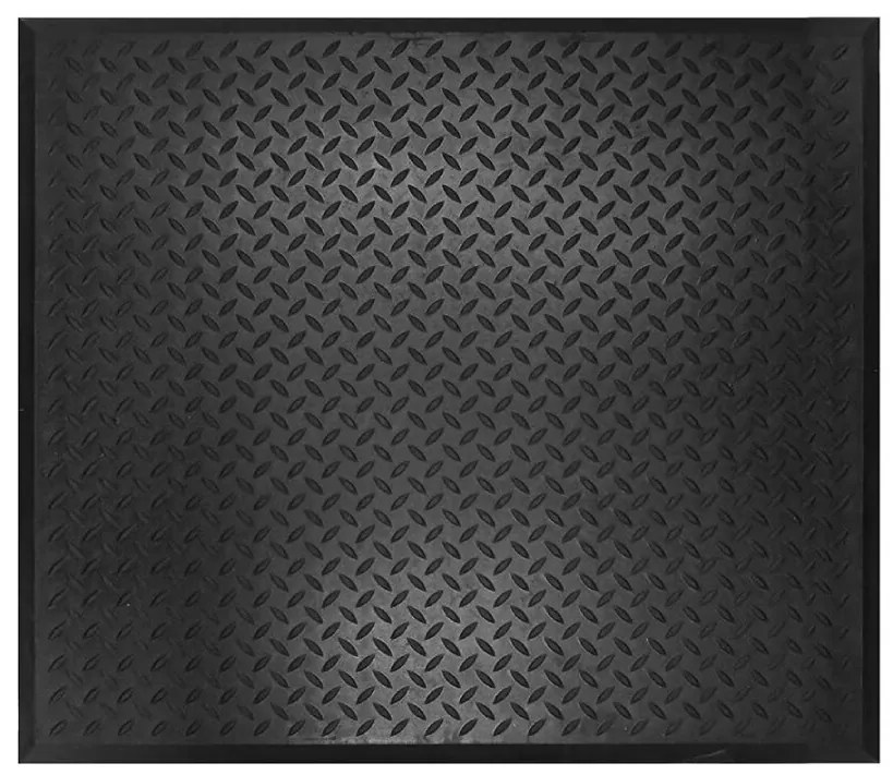 Černá gumová protiskluzová rohož (25% nitrilová pryž) Comfort-Lok - 80 x 70 x 1,25 cm