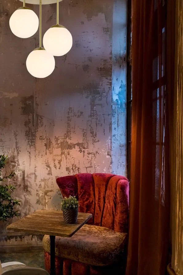 Toolight Rea, LAMP APP1817-3CPR GOLD, OSW-00667