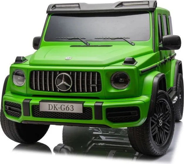 LEAN CARS Elektrické autíčko Mercedes G63 XXL zelené 4x4 24V