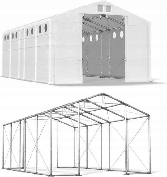 Stan 8x9 m [4 m] Zahradní Das 620 Wp