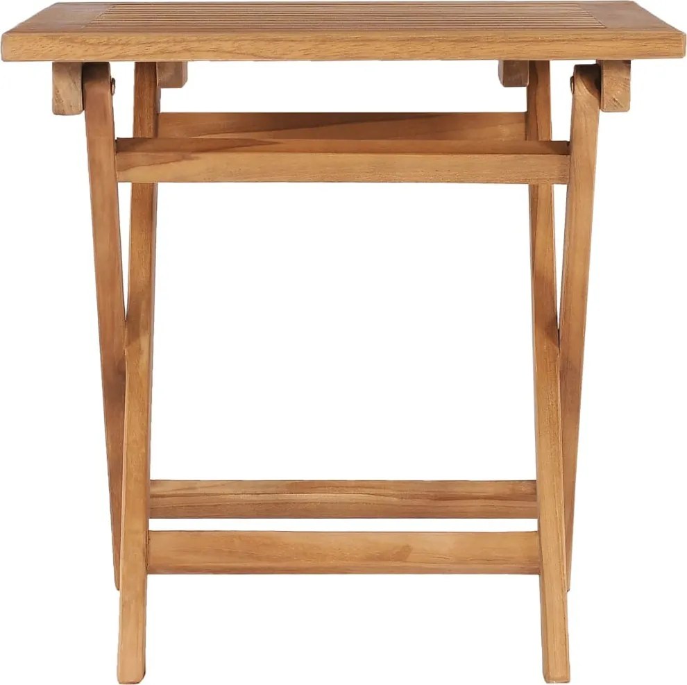 vidaXL Skládací zahradní stůl 45 x 45 x 45 cm masivní teakové dřevo [48977]