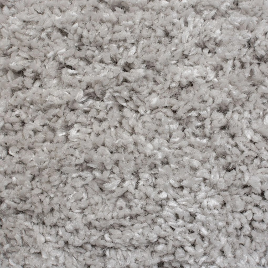 Flair Rugs, Běhoun Shaggy Teddy Grey, 60x230, šedá, dětský pokoj