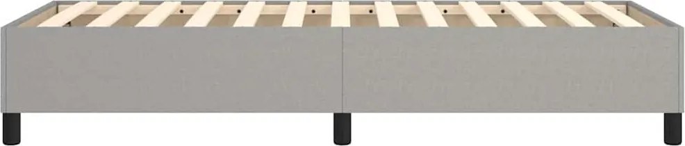Rám postele s boxspringem světle šedá 80 x 200 cm textil 3120814