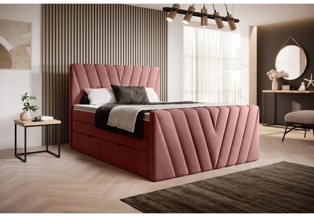 Candice boxspring postel 160X200 Materiál / Dekor: Nube 24