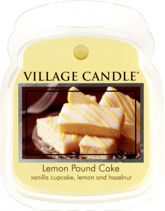 Village Candle Vosk, Citrónový koláč - Lemon Pound Cake 62g