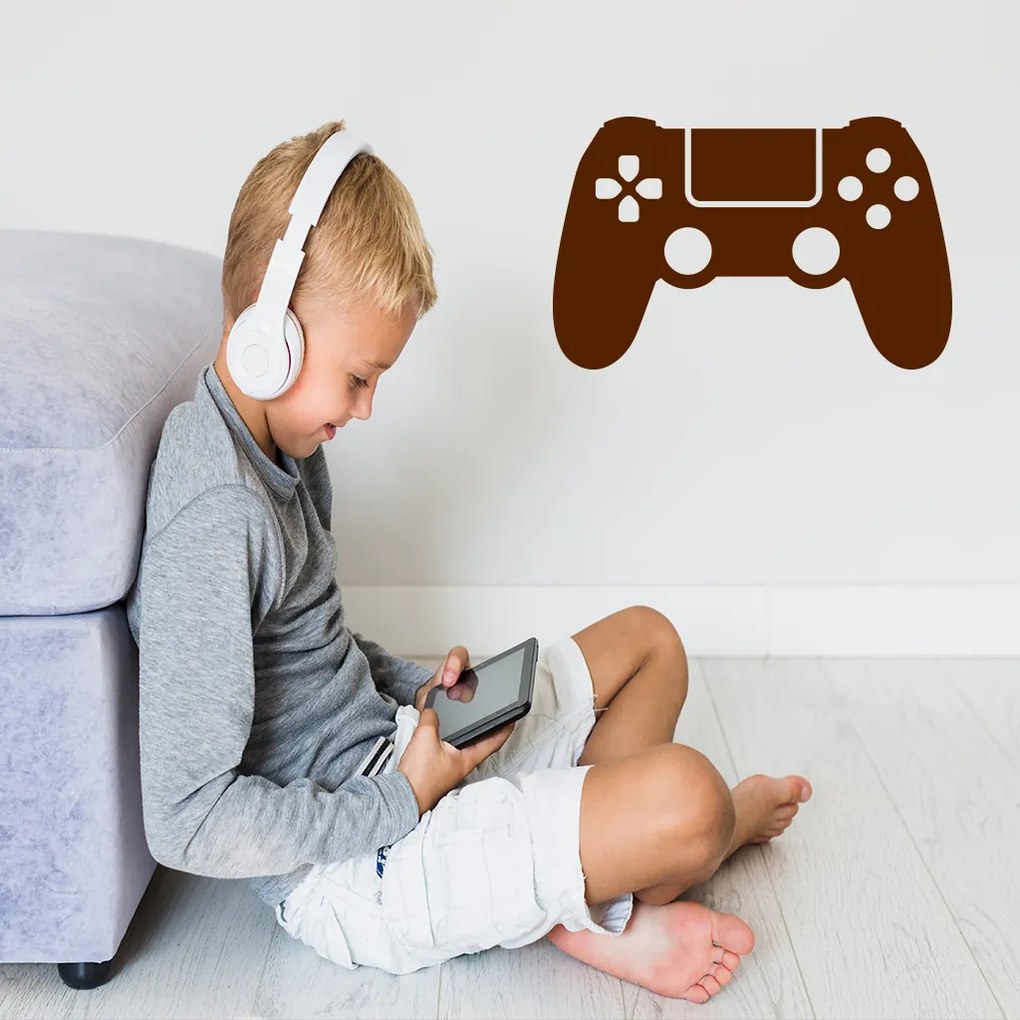 Živá Zeď Samolepka na zeď Ovladač na playstation Barva: černá