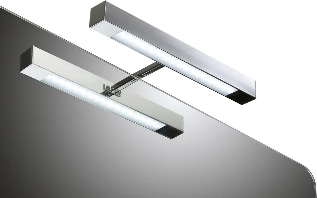 Aqualine Aqualine, VERONICA LED nástěnné svítidlo, 6 W, 300x30x115 mm, chrom, E26891CI