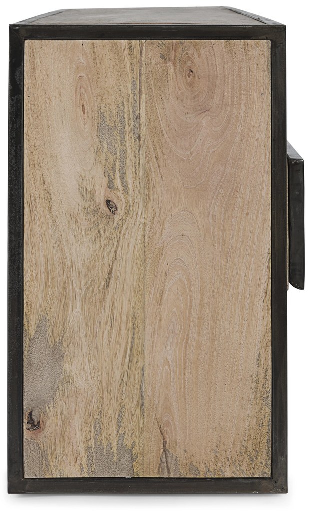 BIZZOTTO Dřevěný TV stolek MANCHESTER tmavý 195 cm 0746641
