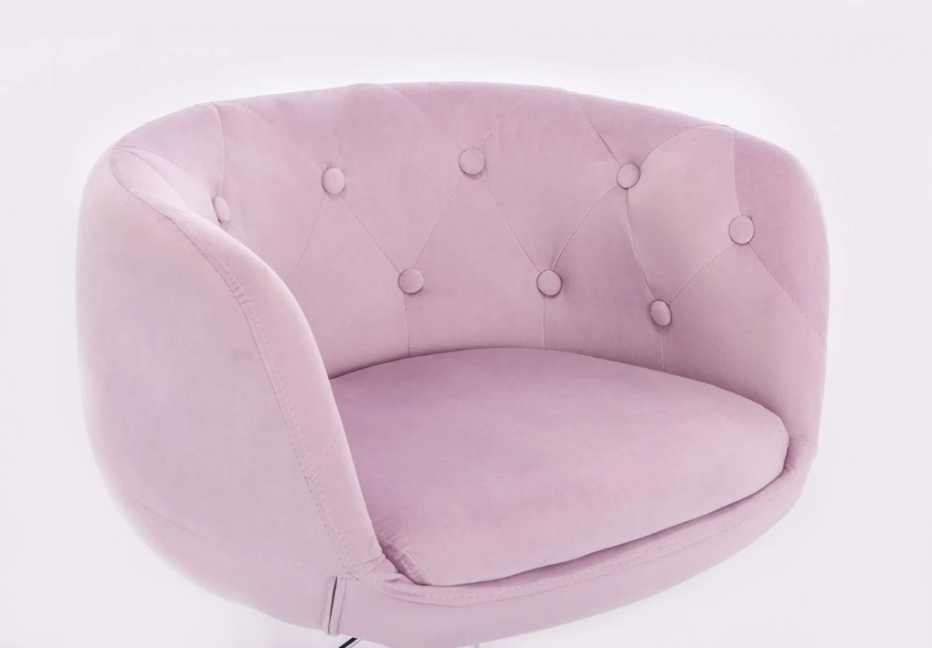 LuxuryForm DESIGN Barová židle MONTANA VELUR na zlaté kulaté podstavě - levandule