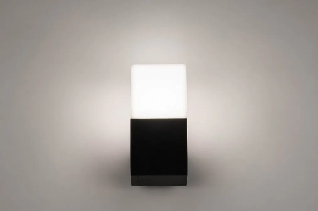 Venkovní designové nástěnné LED svítidlo Costa Rey Black Plus