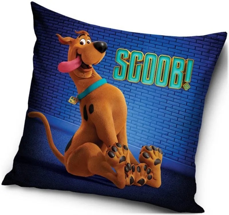 Polštář SCOOB! - motiv Scooby Doo - 40 x 40 cm