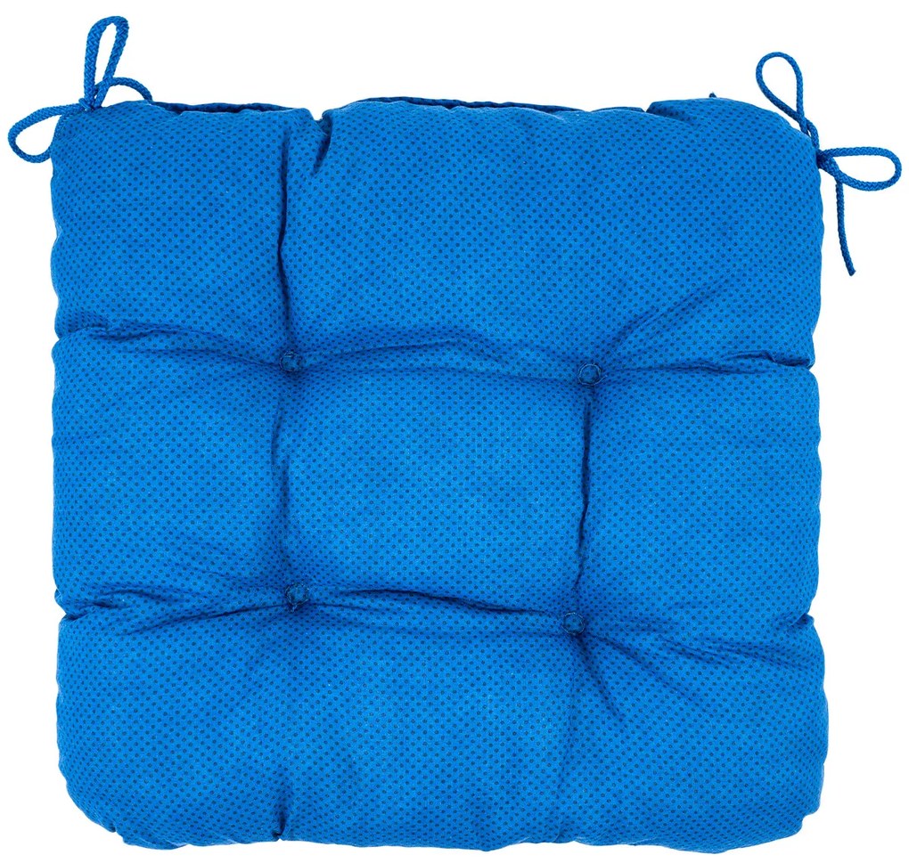 Sedák Puntík modrá, 42 x 42 cm