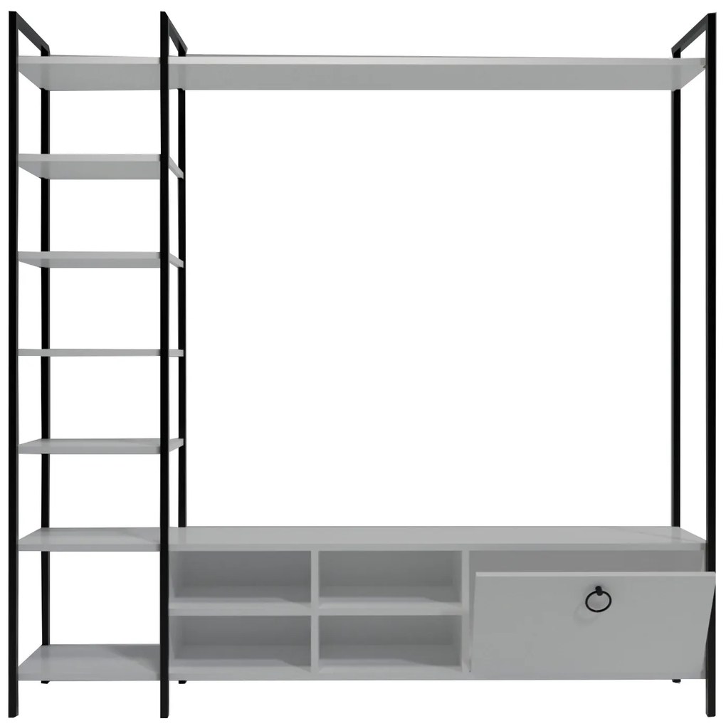 Kalune design Obývací stěna MAT bílá 285LCV1138