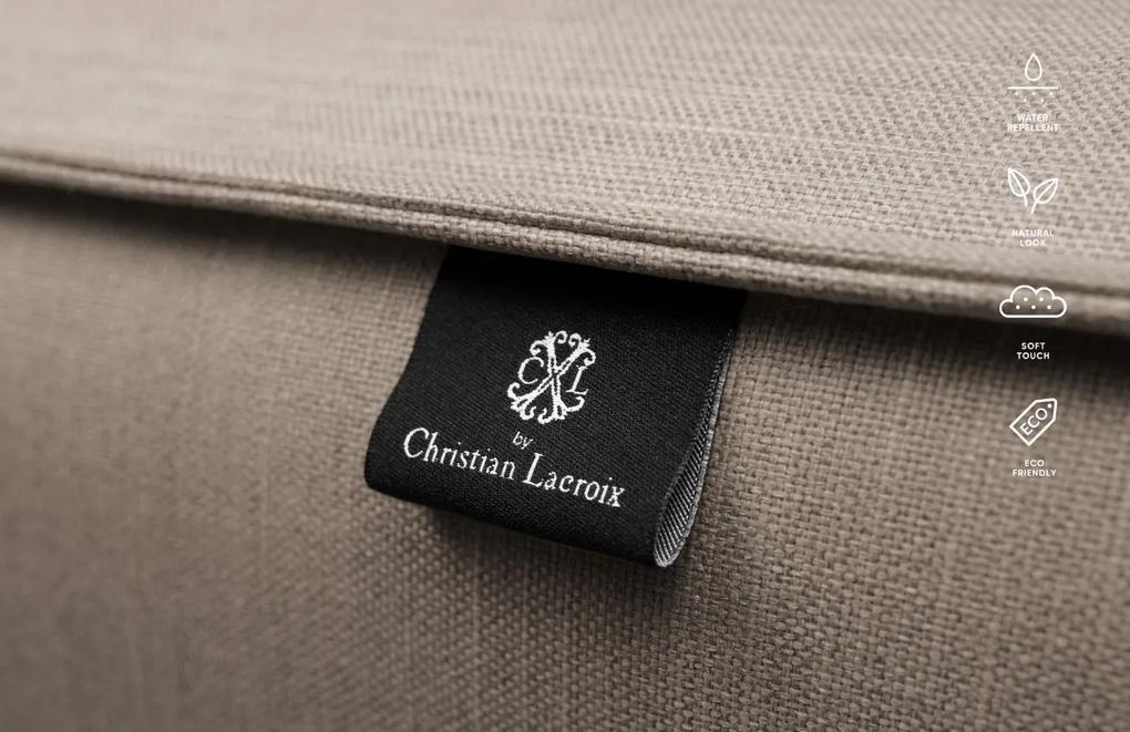 CXL by Christian Lacroix Tmavě béžová čalouněná rohová pohovka CXL Provence 328 cm, levá
