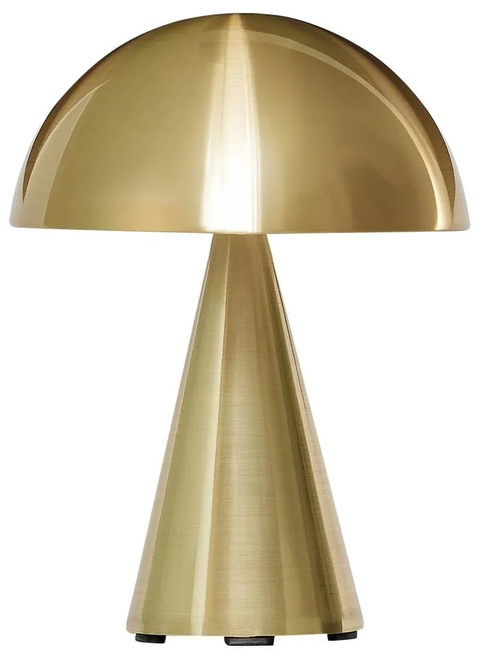 LED stmívatelná stolní lampa ve zlaté barvě (výška 20 cm) Mush – Hübsch Biano.cz