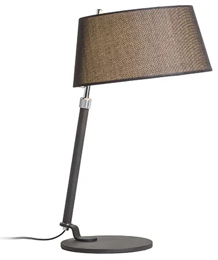 RENDL R12486 RITZY stolní lampa, dekorativní černá chrom