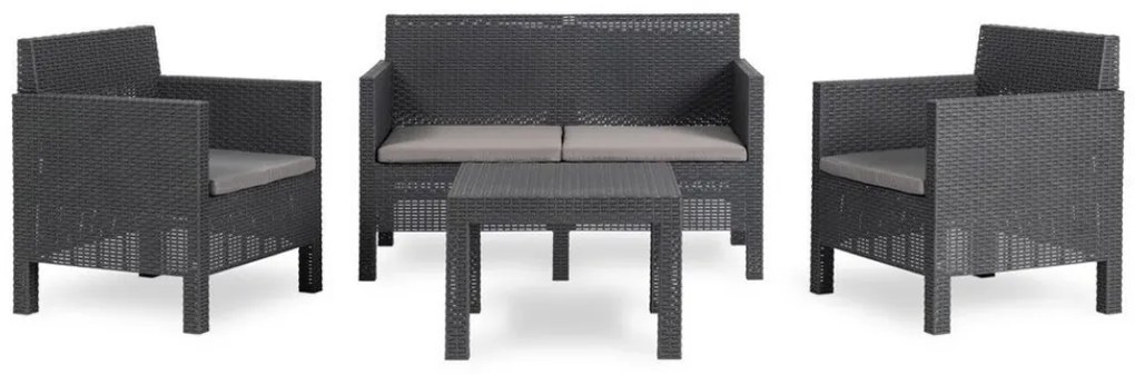 TOOMAX Zahradní set - PENELOPE 4 SEATER, plastový