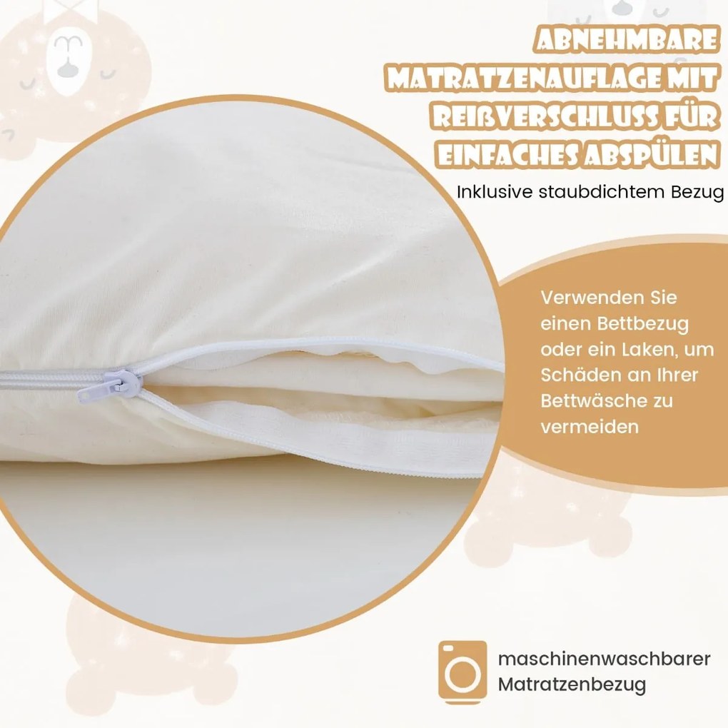 Costway Japonská futonová matrace Tatami Mat podlahová matrace