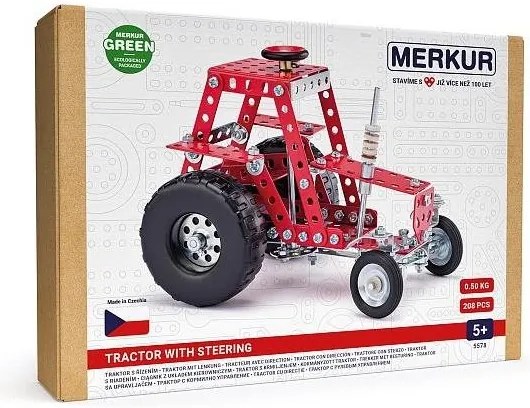 Stavebnice merkur 057 traktor s řízením