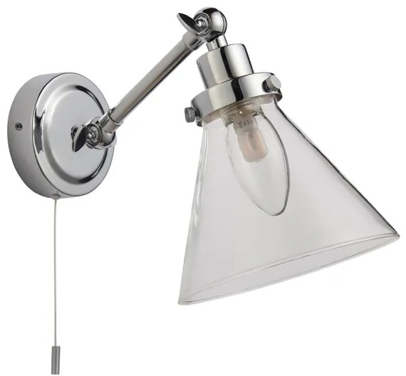 Endon 93853 -Koupelnové nástěnné svítidlo FARADAY 1xG9/3W/230V IP44 lesklý chrom