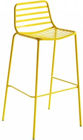 Gaber Barová kovová židle LINK Barva plastu Gaber žlutá 02