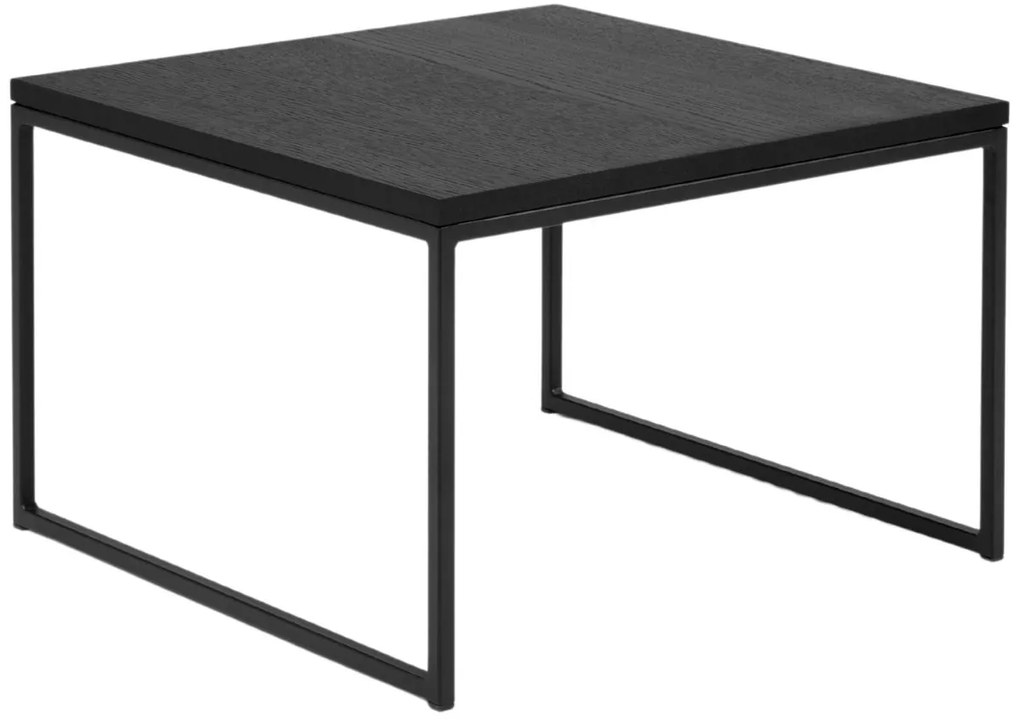 OnaDnes -20% Černý dubový konferenční stolek MICADONI VELD 60 x 60 cm