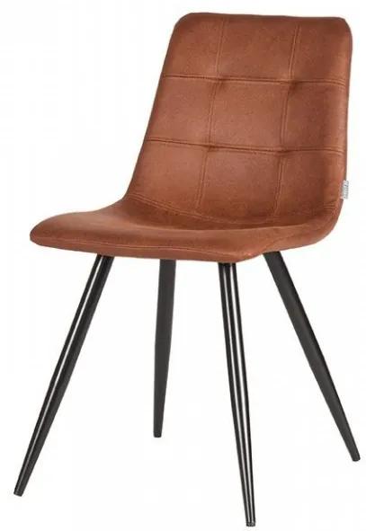 Jídelní židle Eliman II Cognac micro
