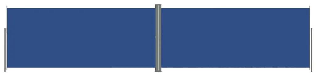 Zatahovací boční markýza modrá 220 x 1 000 cm,  318052