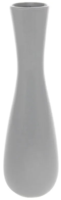 Váza keramická HL9019 GREY šedivá