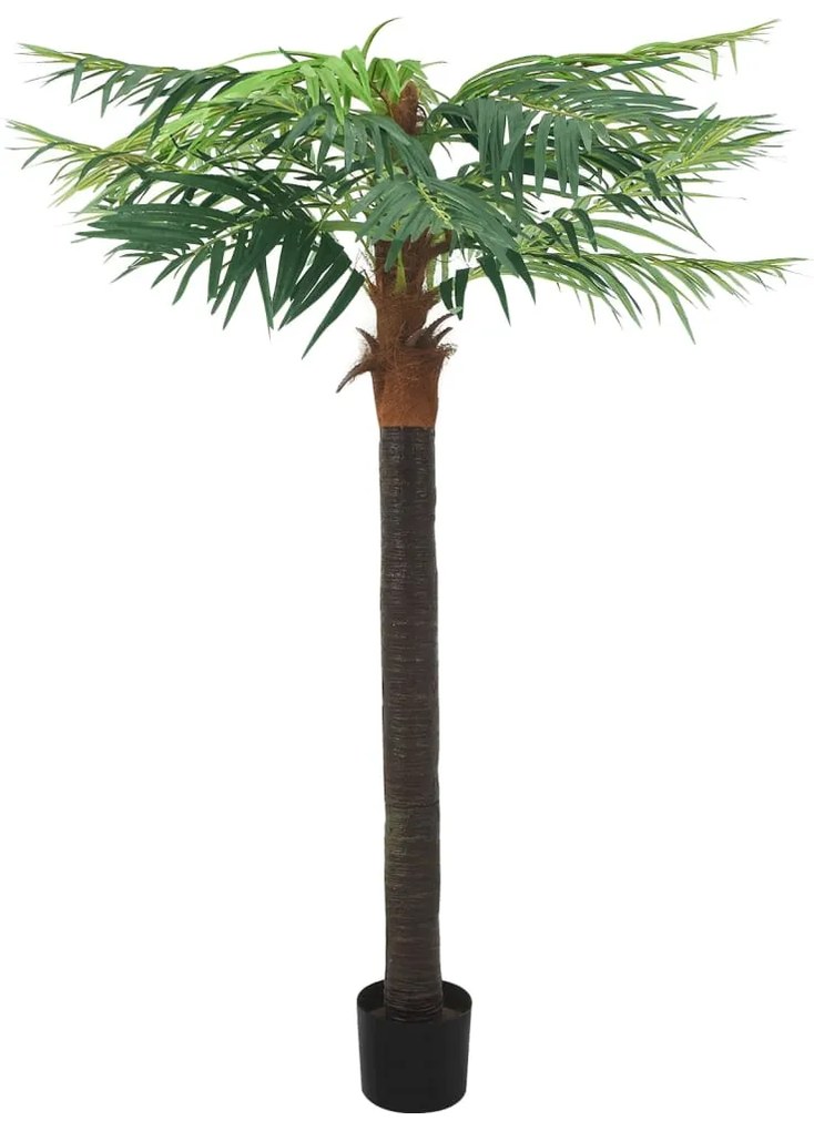 Umělý datlovník kanárský s květináčem 215 cm zelený 336310