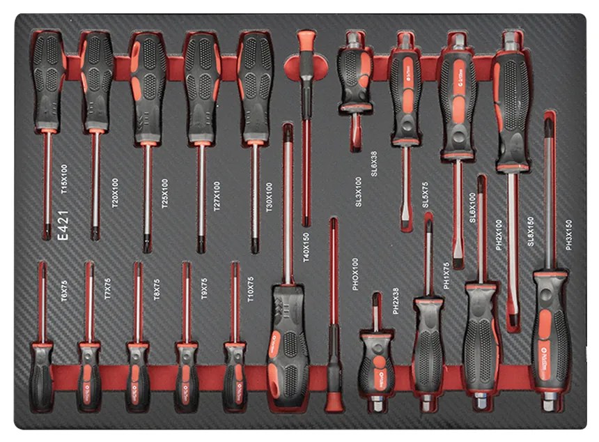 Dílenský vozík s nářadím | 7 zásuvek | 299 ks Matabro MB-TC04