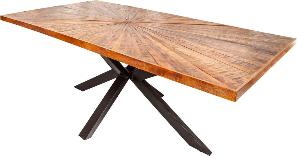 Noble Home Přírodní masivní mangový jídelní stůl Artywo, 200 cm