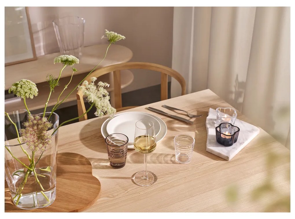 Sklenice Aino Aalto Linen 330 ml - set 2 ks Iittala
