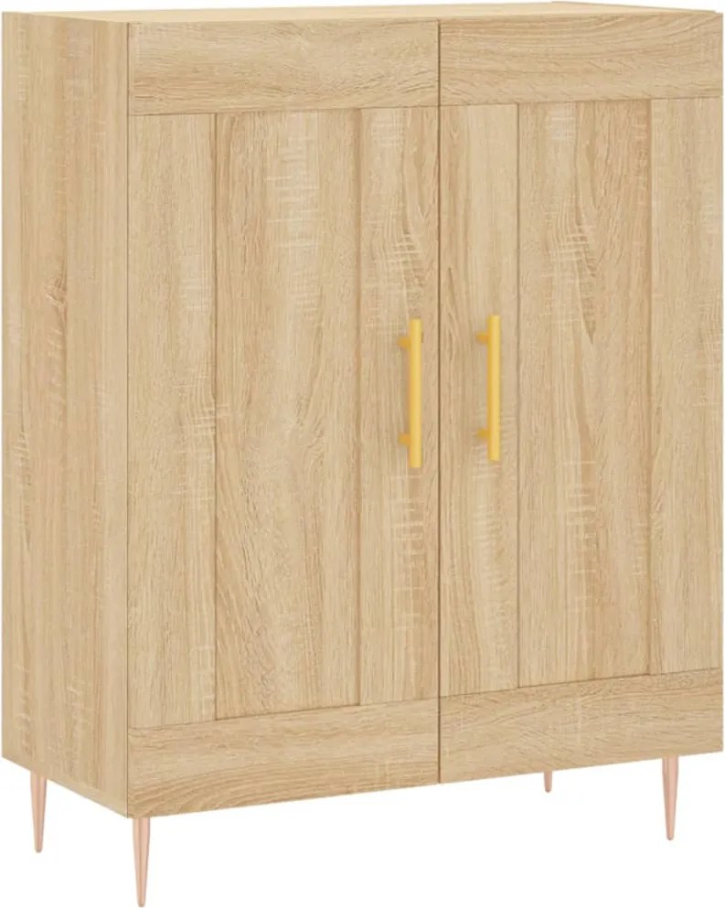 Skříň highboard dub sonoma 69,5 x 34 x 180 cm kompozitní dřevo 3189944