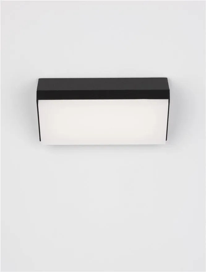 NV 9492610 Venkovní nástěnné svítidlo ZENON antracitový hliník a matný akryl LED 10W 3000K 220-240V 114st. IP65 - NOVA LUCE
