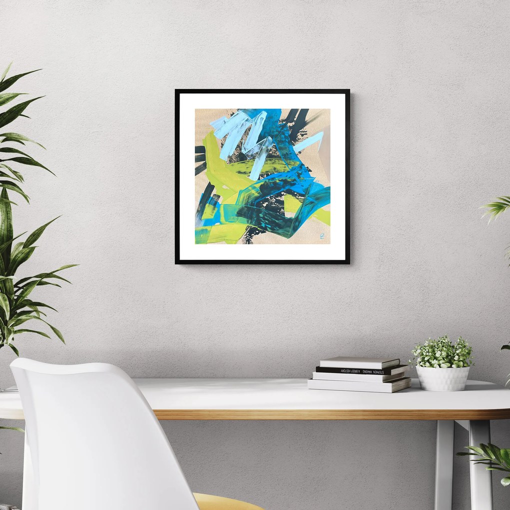 Evgeniya Zolotareva | Green Synergy Rám: Černý, Velikost: 60 x 60 cm